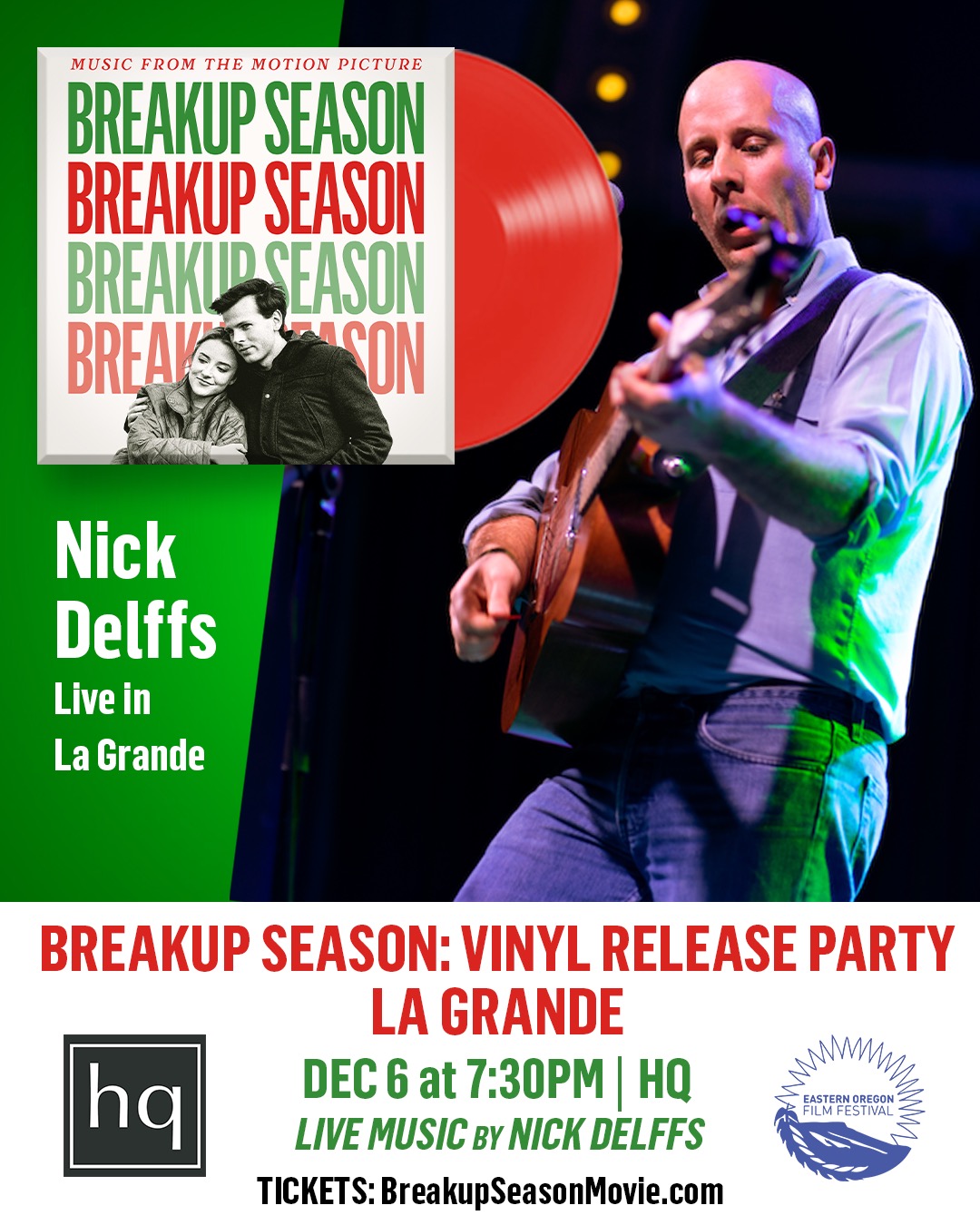 Breakup Season Vinyl Release & Holiday Party • Eastern Oregon Film Festival